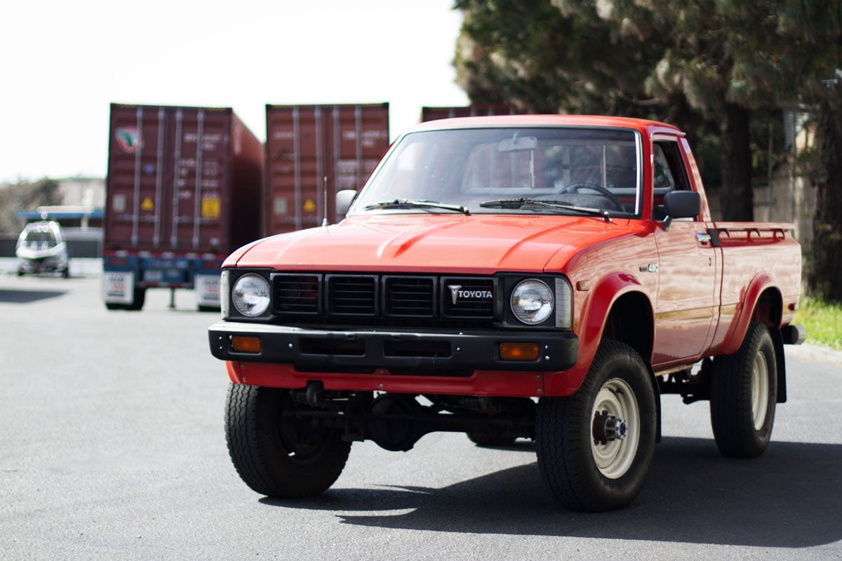 Classic Toyota Pickup Heading For Adventures Overseas